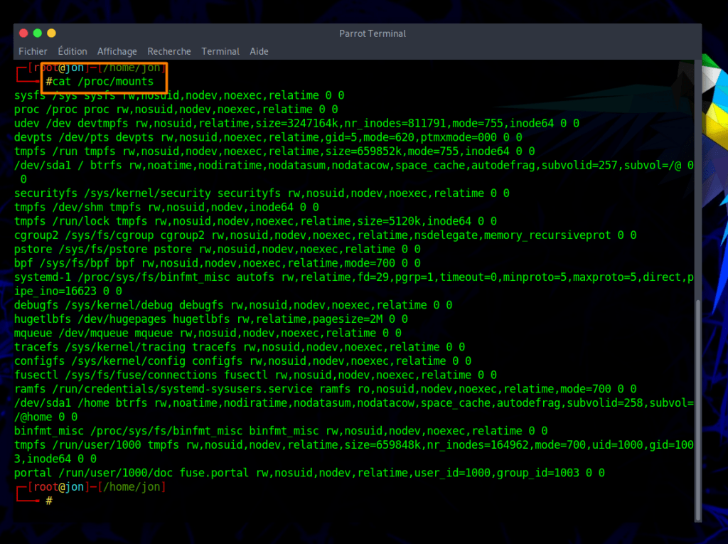 Mount Hacking - Linux Pentest - HackinGeeK