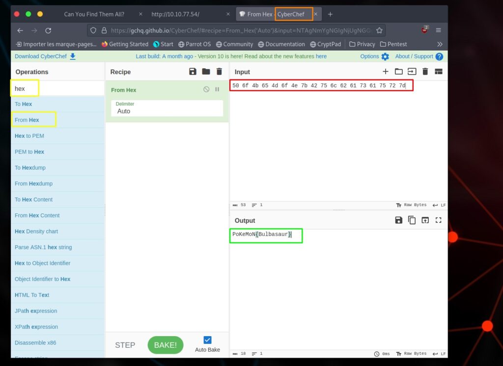Pokemon - Gotta Catch'em All!! - Write Up - HackinGeeK